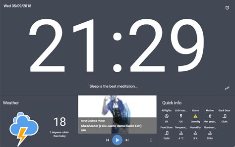 Lovelace Alarm Clock Share Your Projects Home Assistant Community