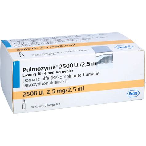 Pulmozyme 2500 E25ml 30 Stk Online Kaufen