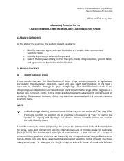 Table Ten Week Cropping Calendar Week Amount Of Rainfall Mm Field Operation Course Hero