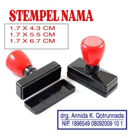 Stempel Flash Nama Stampel Otomatis Nama Stemple Dinas Cap Nama