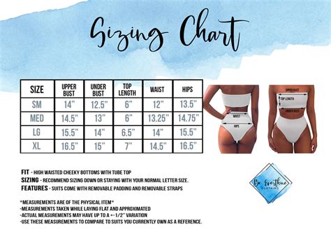 Calvin Klein Swimsuit Size Chart