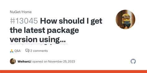 How Should I Get The Latest Package Version Using `nugetclient` · Nuget Home · Discussion