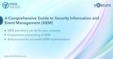 a comprehensive guide to security information and event management