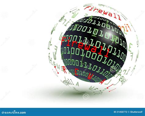 Firewall Abstract Globe Stock Vector Illustration Of Data 21450772