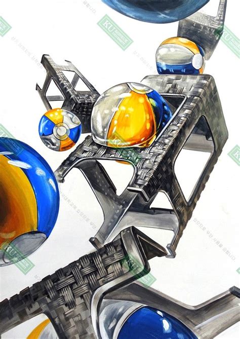 건국대학교 부 비치볼 의자를 이용한 기초디자인 기출주제 네이버 블로그 Painting Design Mickey