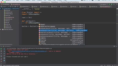 麦子学院 Tkinter桌面编程 第11章 Messagebox Youtube