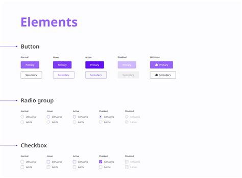 Violet UI KIT Behance