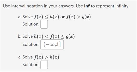 Solved The Graphs Of 3 Functions F X G X And H X Are Chegg Com