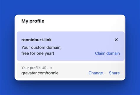 Link Your Gravatar Profile With A Free Custom Domain Gravatar Blog