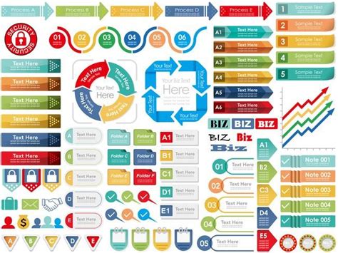 Download Set Of Assorted Business Info Graphics