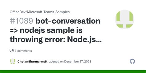 Bot Conversation Nodejs Sample Is Throwing Error Nodejs V18161