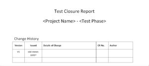 Test Exit Report Template TEMPLATES EXAMPLE TEMPLATES EXAMPLE