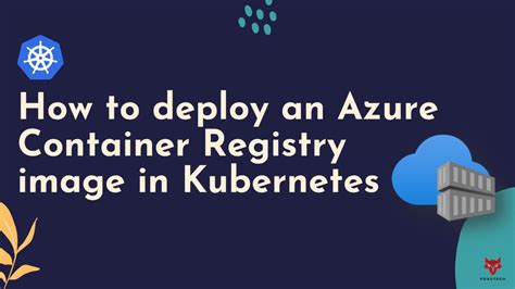 How To Deploy An Azure Container Registry Image In Kubernetes Aks Argo Cd Youtube