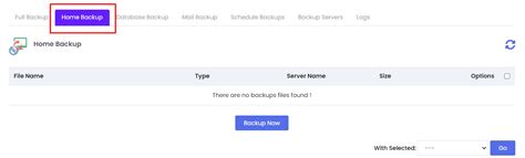 How To Take Backups In Webuzo