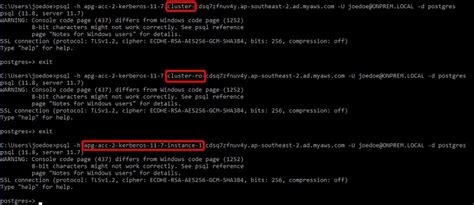 Using External Kerberos Authentication With Amazon Aurora Postgresql