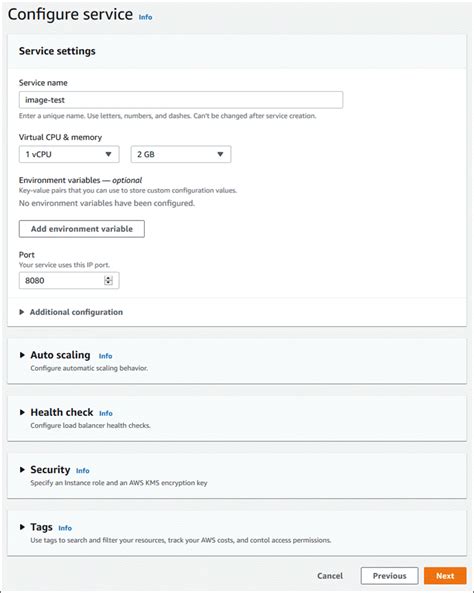 Creating An App Runner Service Aws App Runner