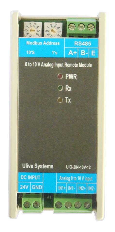 Dual Input V Analog To Rs Modbus Transmitter At Piece Remote Input Output