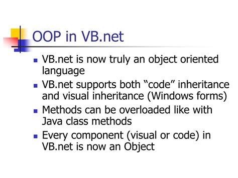 Ppt An Introduction To Visual Studio And Vb Powerpoint Presentation