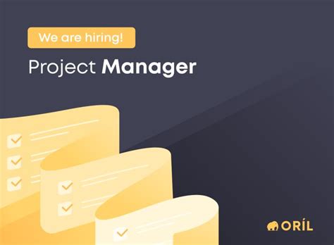 Oril On Linkedin Oril Projectmanager Career Projectmanagerjob