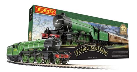 Hornby Oo R1255m Flying Scotsman Train Set Woodpecker Model Railways