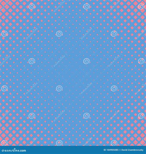 Geometric Halftone Rounded Square Pattern Background Vector Graphic With Diagonal Squares
