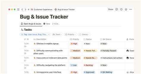 Using Notion For Issue Tracking