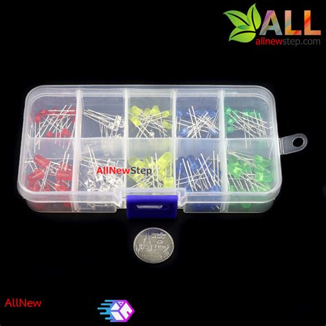 ชุด Led 3mm และ5mm 5 สีอย่างละ 10 รวม 100 ดวง Arduinoall ขาย Arduino ซื้อ Arduino อุปกรณ์