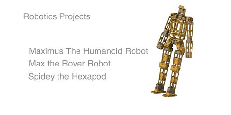 Github Renarj Iot Main Robotics Projects Including A Humanoid Robot Called Maximus