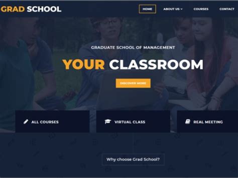 16 Best Free Html Css Templates For School Websites 2024