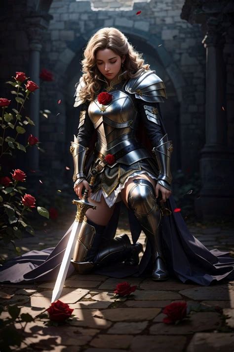 Warrior Knight Kneeling Down Knight Kneeling For Queen Knight