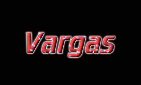 Vargas Лого Бесплатный инструмент для дизайна имени от Flaming Text