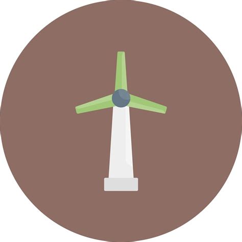 Premium Vector Turbine Flat Illustration