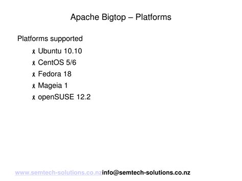 Ppt An Introduction To Apache Bigtop Powerpoint Presentation Free