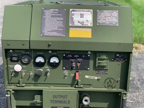 Mep 831a Diesel Generator 3kw 60hz Tactical Quiet Only 3 9 Hours