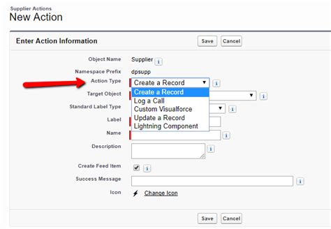 Option To Create A Custom Action Of Action Type Send Email Not Visible On Custom Object