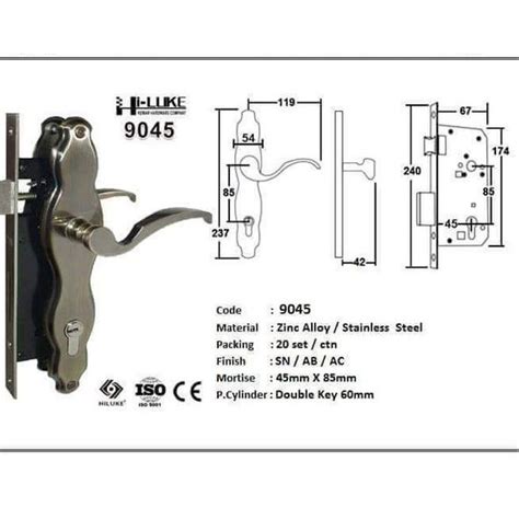 Ws9045 Lock Hiluke Ab Sn Shopee Malaysia