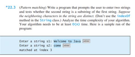 Solved 223 Pattern Matching ﻿write A Program That