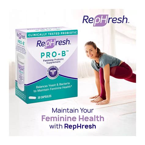 Rephresh Pro B Probiotic Feminine Supplement Capsules 30 Ea