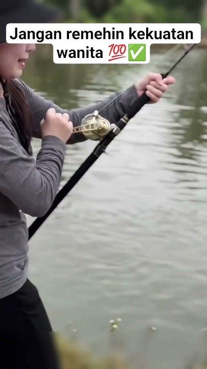 Ketika Wanita Cantik Memancing Dapat Strike 🎬mancing Cantik Youtube