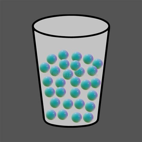 States Of Matter Arrangement Of Particles In Liquid State Stock