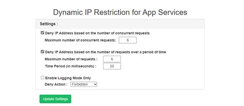 Azure Dynamic Ip Restriction With 2 Stack Overflow