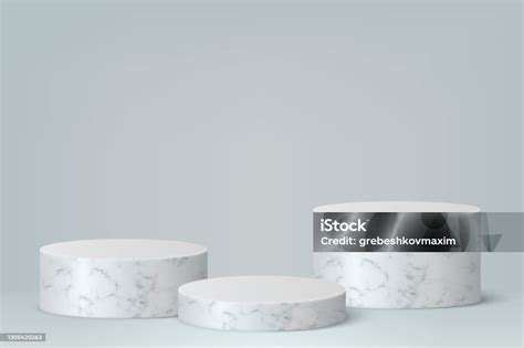 연단 화장품 프리젠 테이션 모형과 3d 최소 장면 0명에 대한 스톡 벡터 아트 및 기타 이미지 0명 개념 단일 이미지 Istock