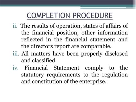 12 Audit Completion Pptx