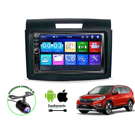 Central Multimidia Honda Crv 12 A 16 Universal Bluetooth Shopee Brasil