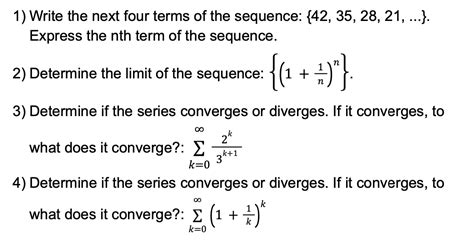 solved 1 write the next four terms of the sequence {42
