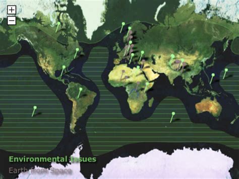 Esa New Eduspace Environmental Issues Map