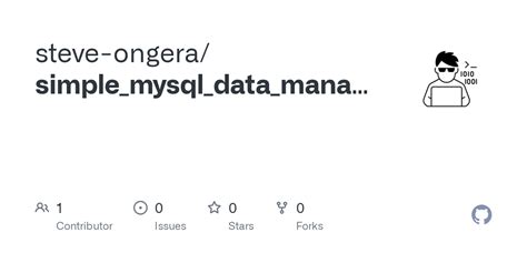 Github Steve Ongerasimplemysqldatamanagementsystem