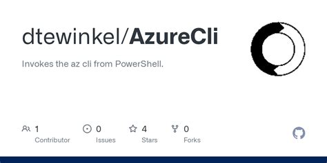 Github Dtewinkelazurecli Invokes The Az Cli From Powershell