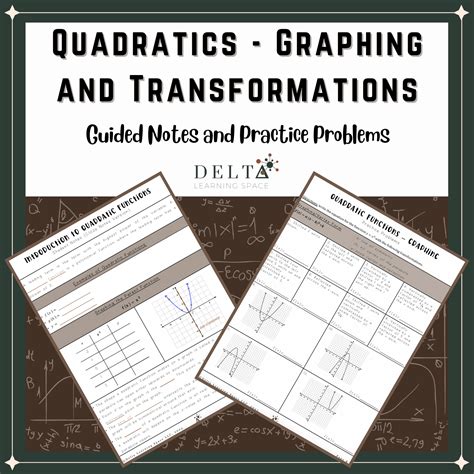 Modeling Using Quadratics Worksheet — Delta Learning