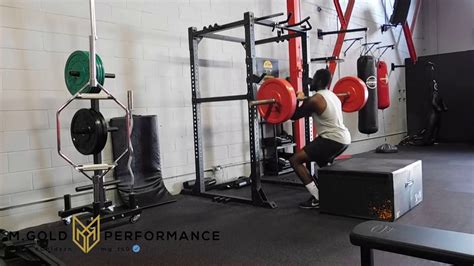 Bb Front Box Squat Youtube